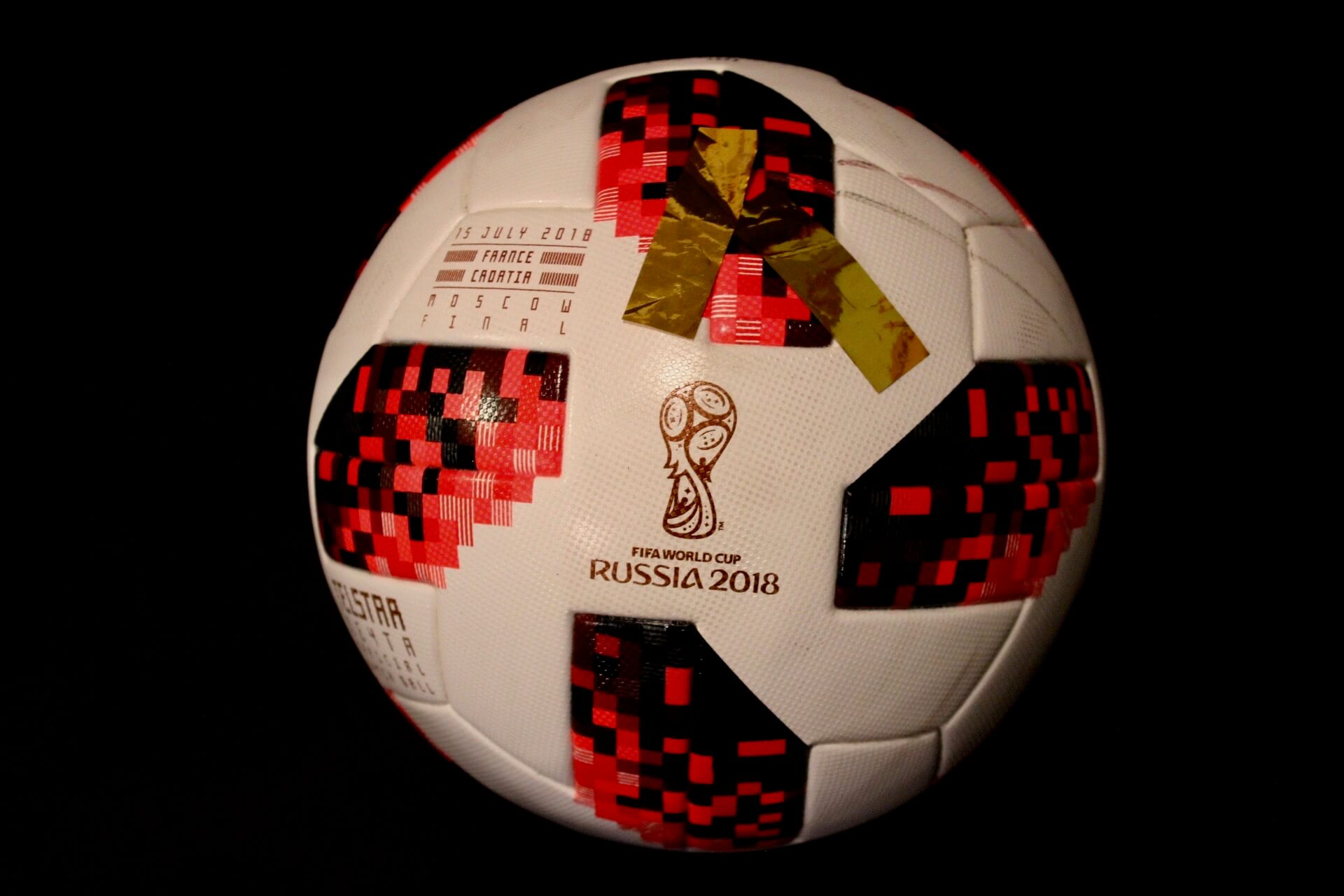 2018 FIFA World Cup Final Game Used Match Ball France V Croatia July 2018 FIFA World Cup Final Game Used Match Ball France V Croatia July