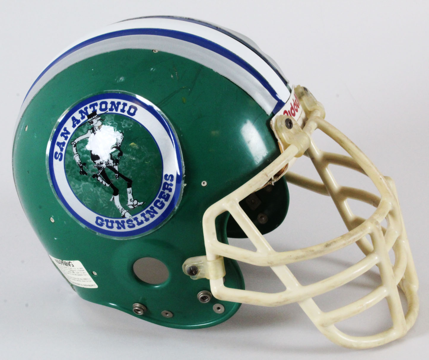 USFL San Antonio Gunslingers Game-Worn Helmet – COA 100% Authentic Team ...