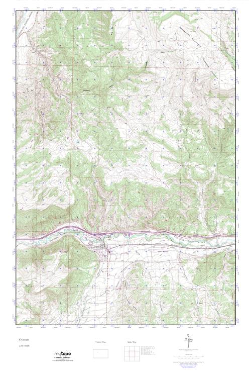 MyTopo Gypsum, Colorado USGS Quad Topo Map