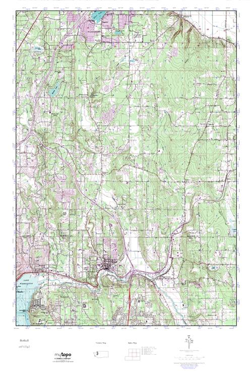 MyTopo Bothell, Washington USGS Quad Topo Map