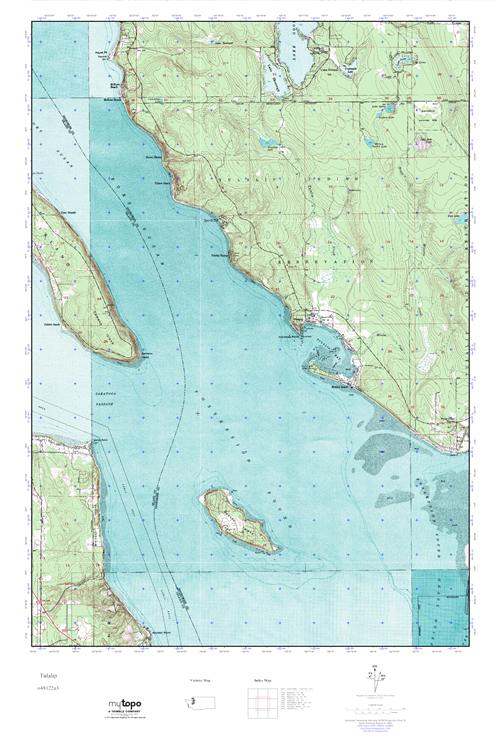 MyTopo Tulalip, Washington USGS Quad Topo Map