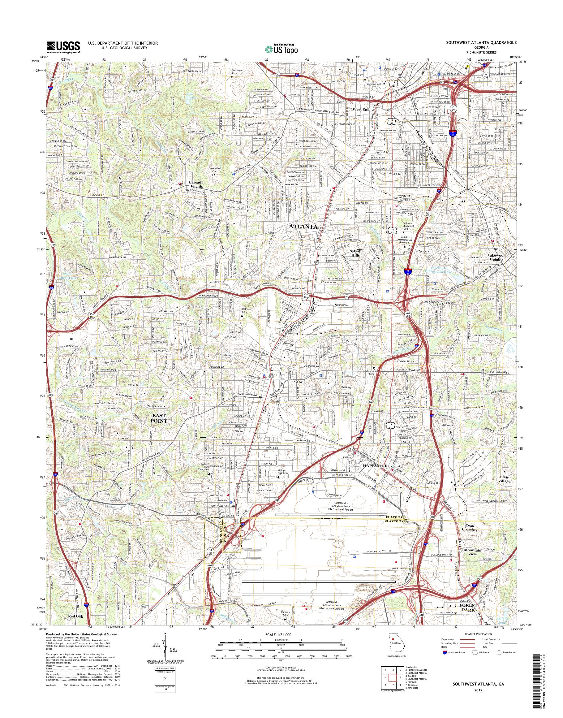 Southwest Georgia Map