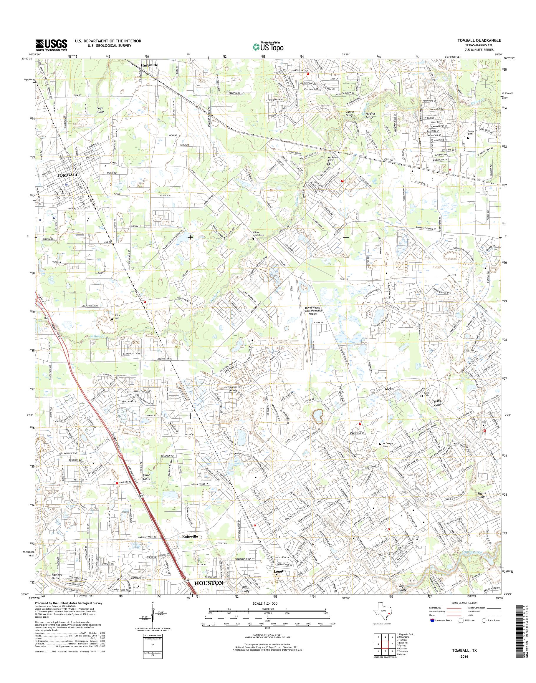 Tomball Texas Zip Code Map - Map