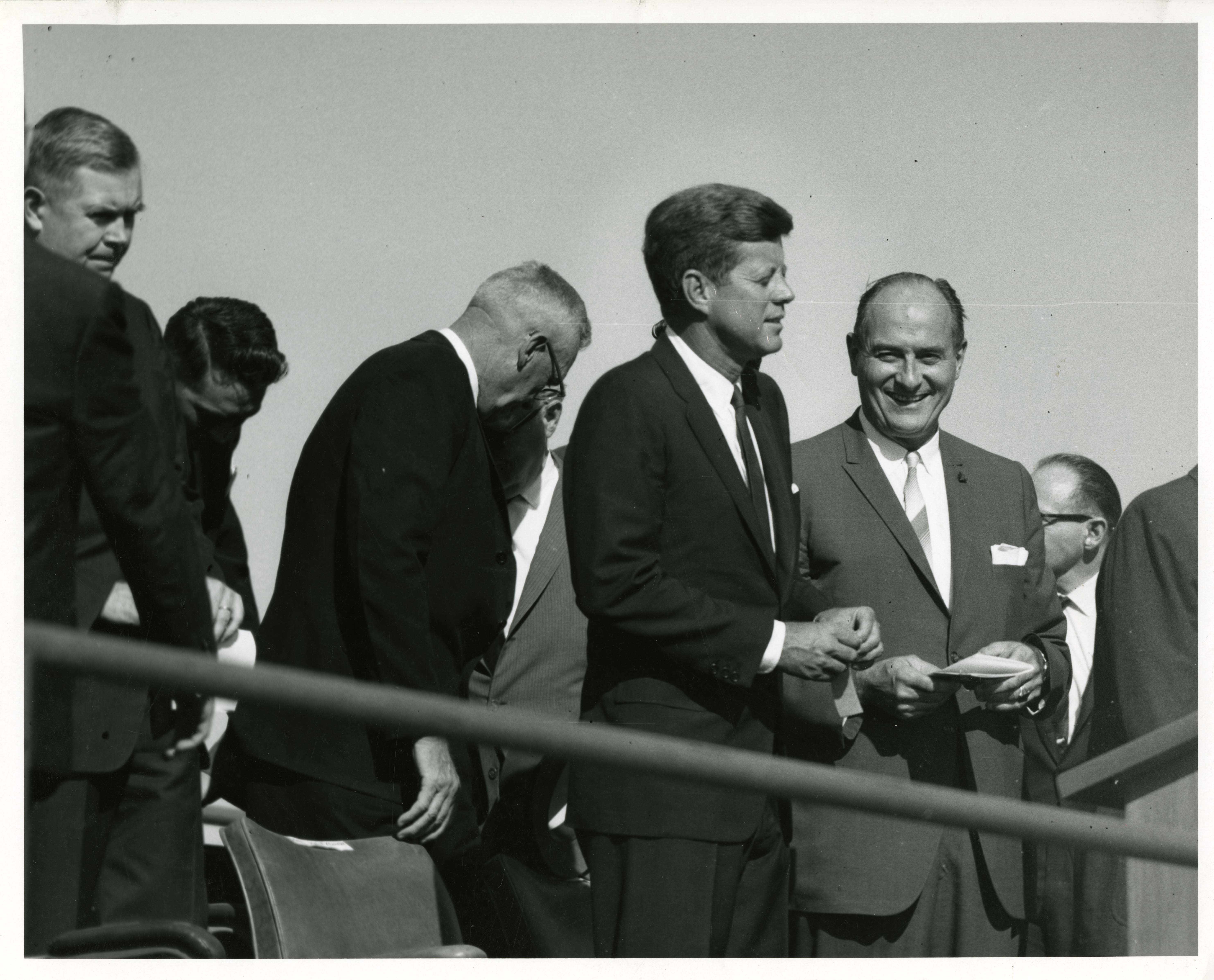 JFK with Other Men Talking · Hanford History Project