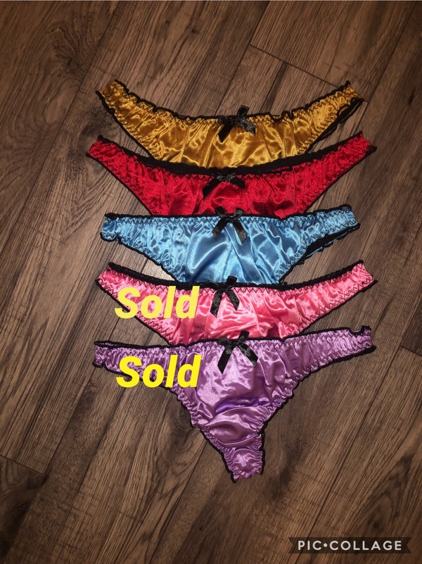 Satin thongs | Scented Pansy