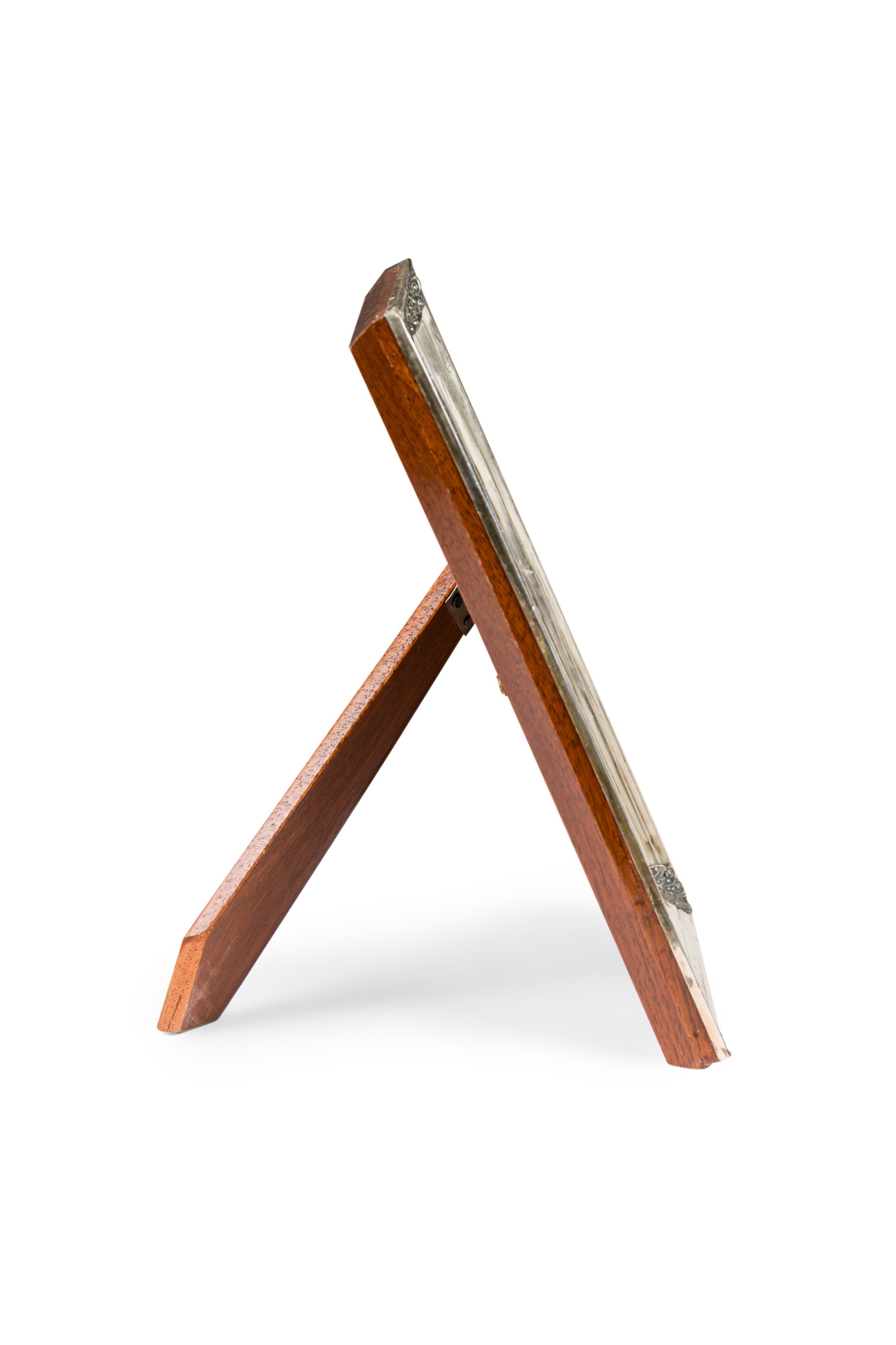 American mid century rectangle metal picture frame