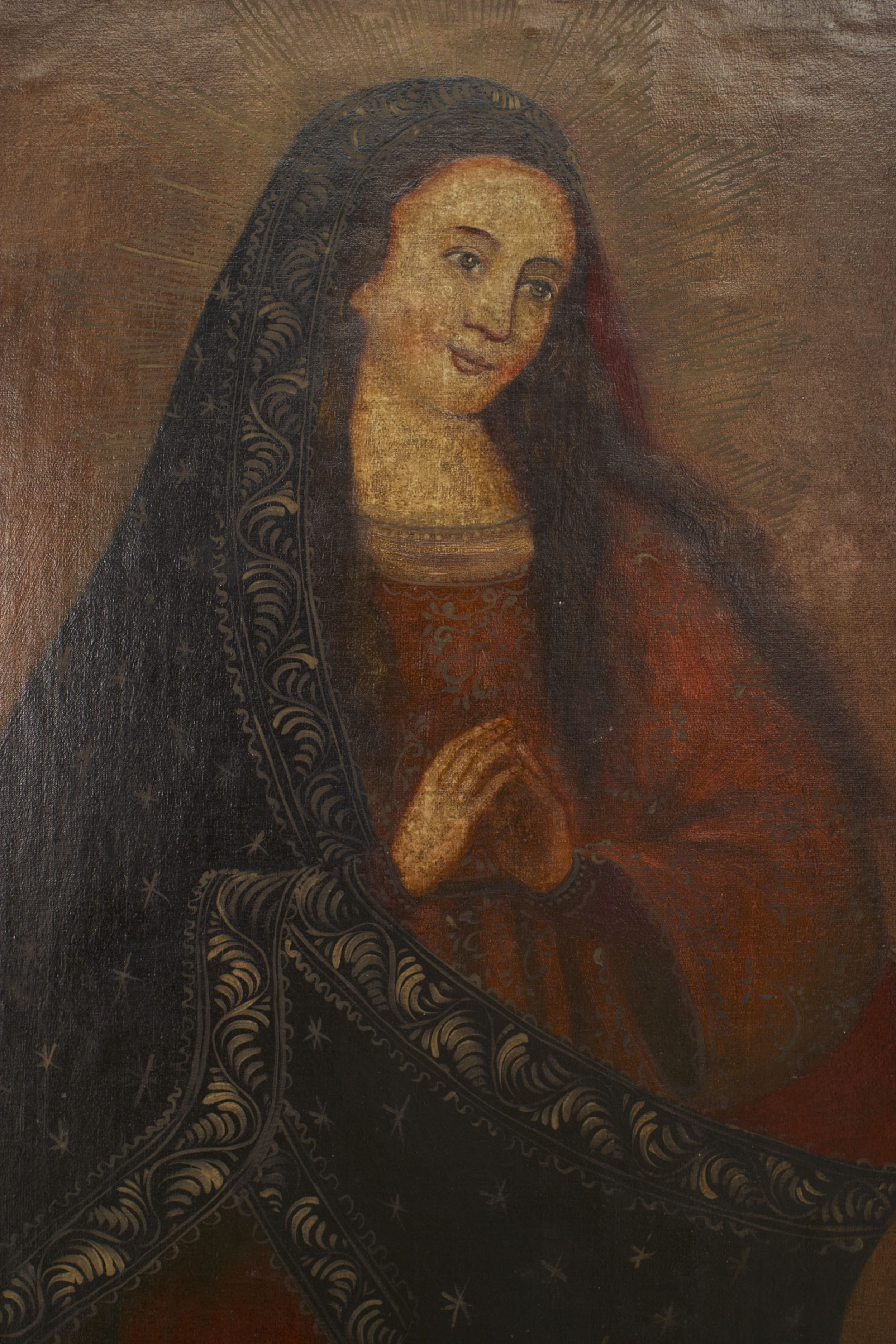 Spanish renaissance madonna portrait