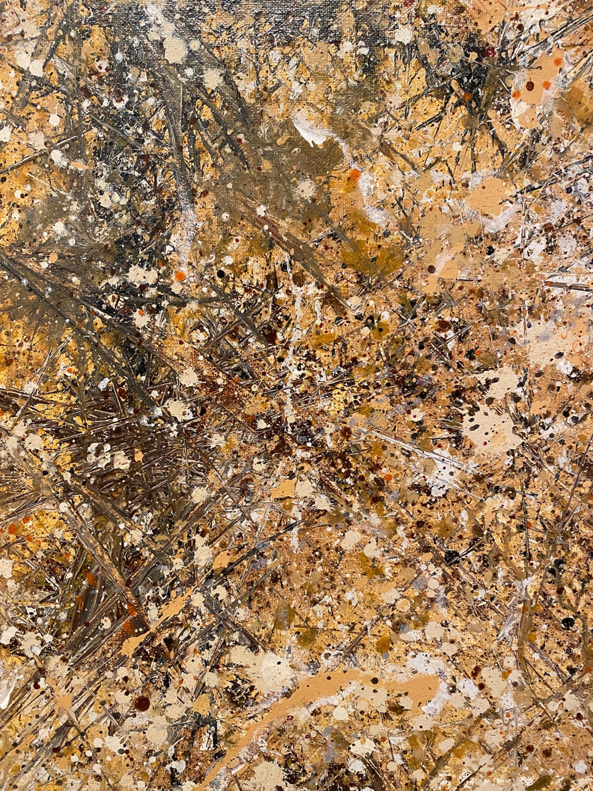 Fossil abstract rumi abstract painting