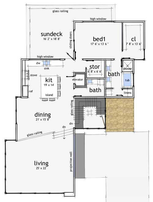 Front View Style House Plans - Results Page 1