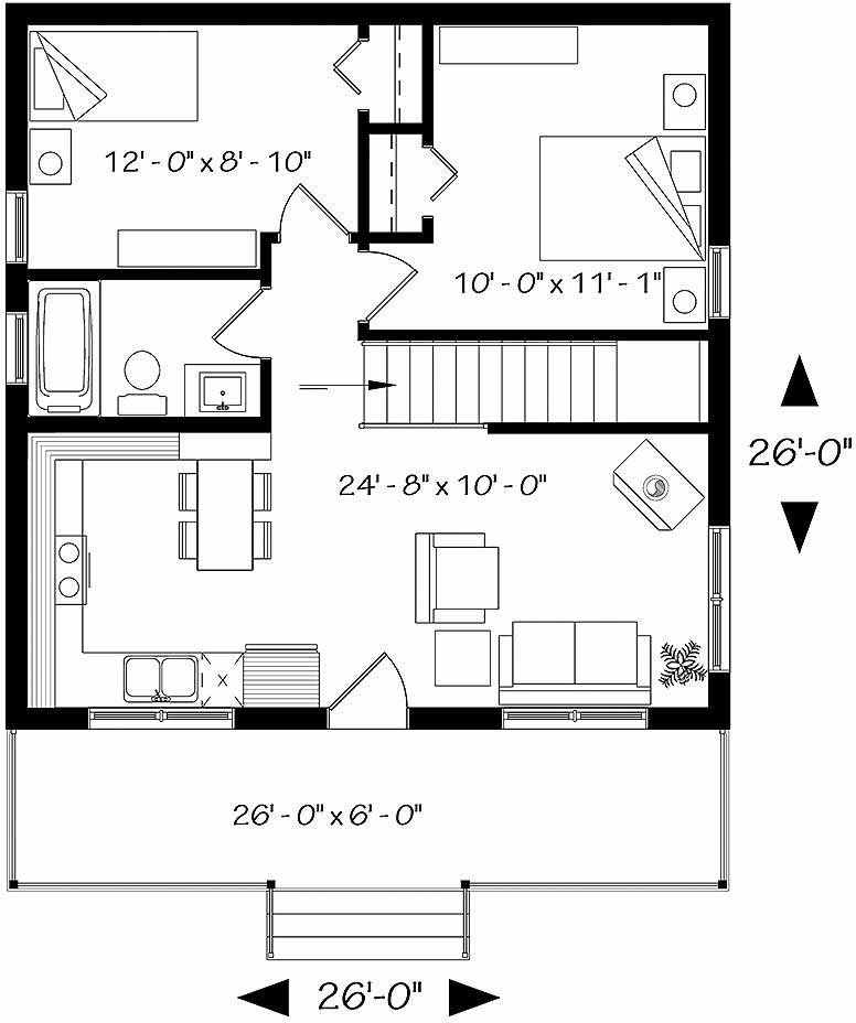 600 Sq Ft House Plans | Monster House Plans