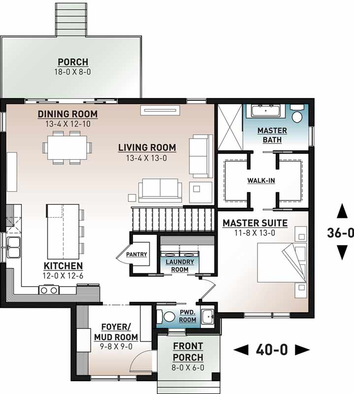 1 Bedroom House Plans | Monster House Plans