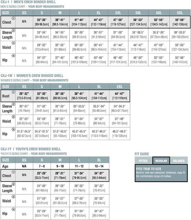 Custom STORMTECH YOUTH CREW BONDED SHELL - Coastal Reign