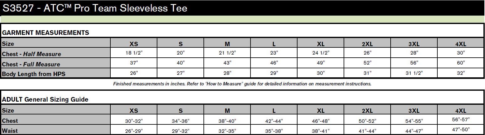 Custom ATC PRO TEAM SLEEVELESS TEE - Coastal Reign