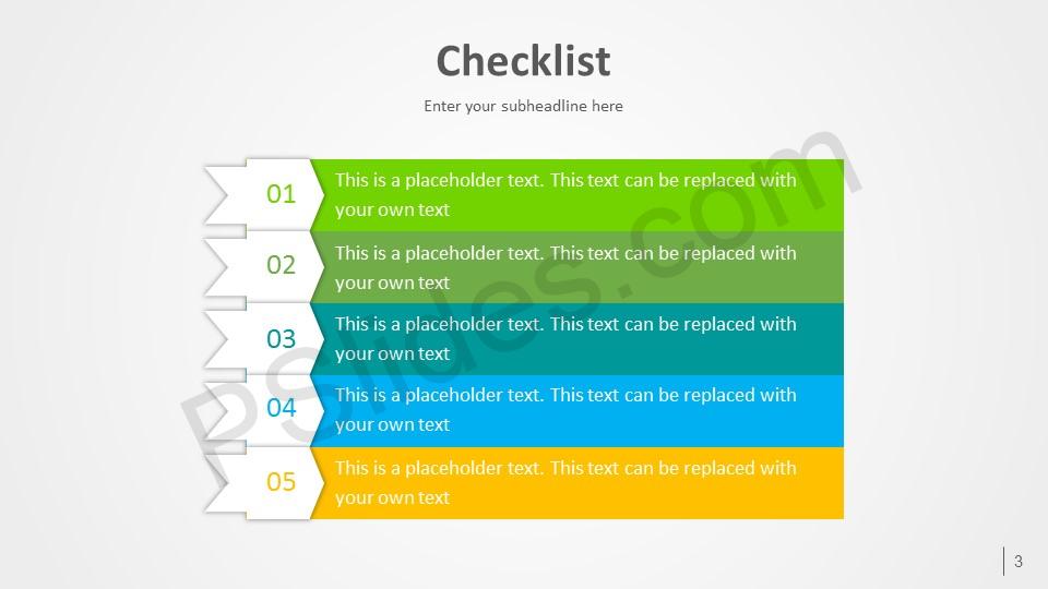 Powerpoint List Template