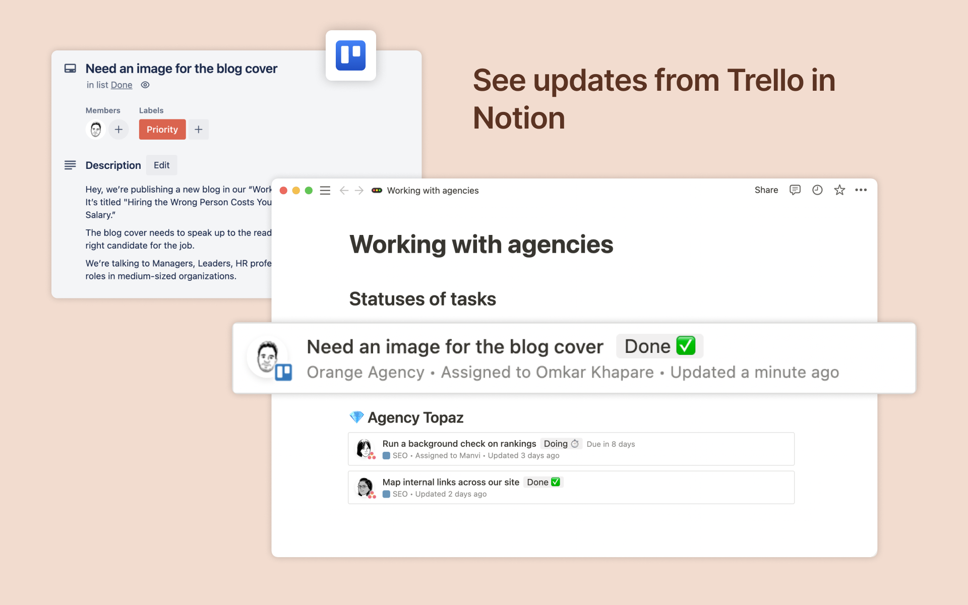 Trello Connection Notion