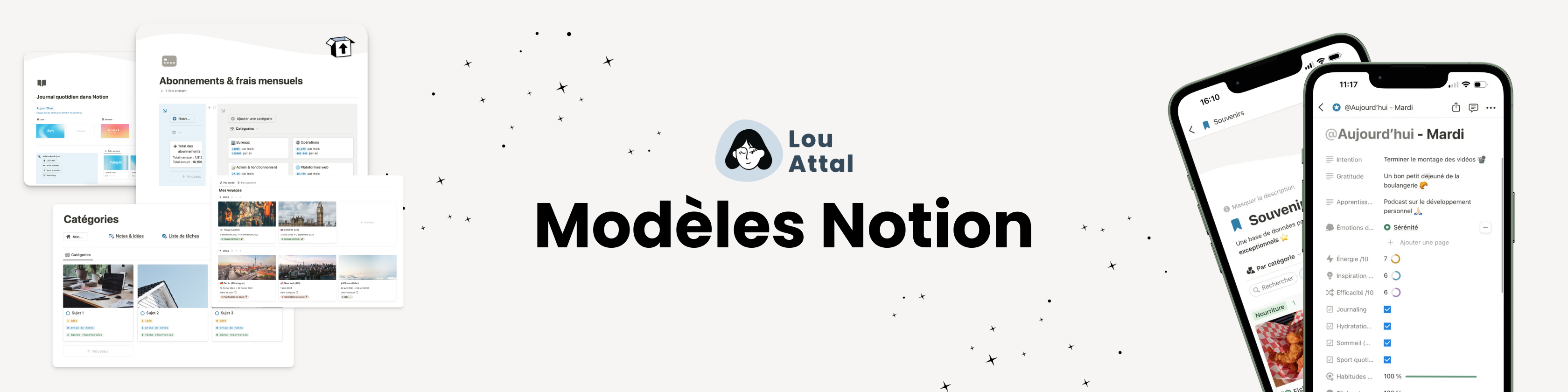 Lou Attal Studio | Template Creator | Notion Marketplace