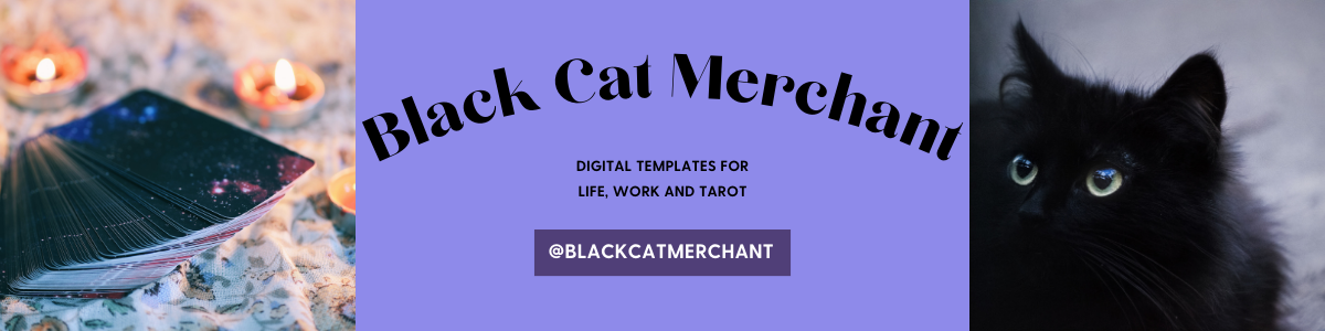 Black Cat Merchant | Template Creator | Notion Marketplace