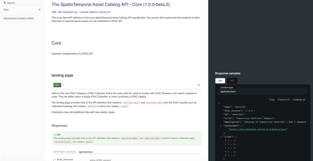 STAC API Version 1.0.0-beta.2 released! – Radiant Earth Foundation