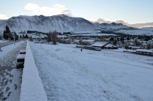 Intensa nevada en Esquel