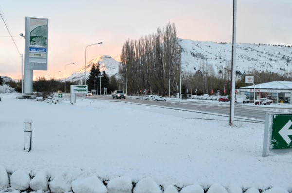 Intensa nevada en Esquel