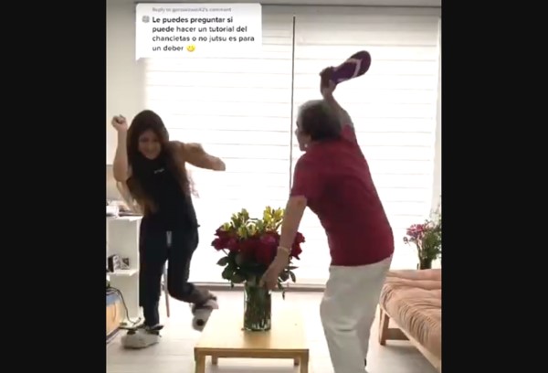 Viral: una abuela hizo un tutorial de como usar el "chancletazo" con ...