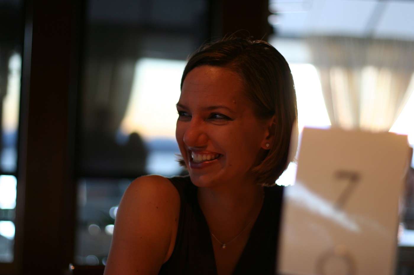 Photo Detail: Lisa after breaking the news