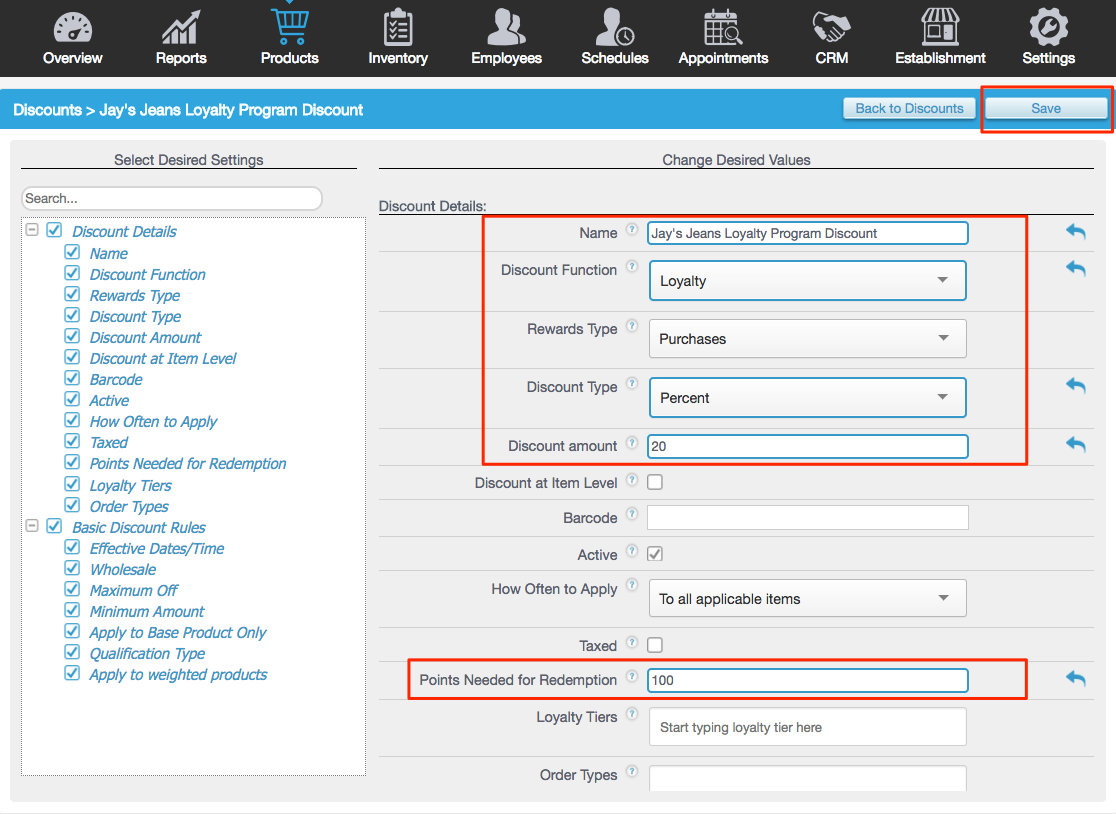 Creating a Loyalty Program