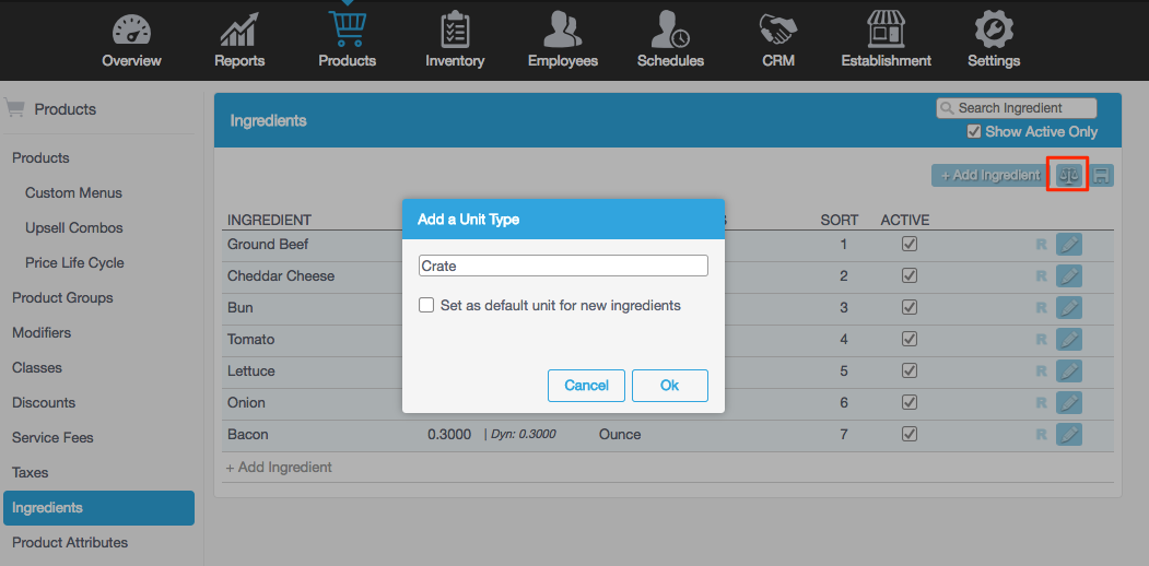Ingredients/ Recipes Guide