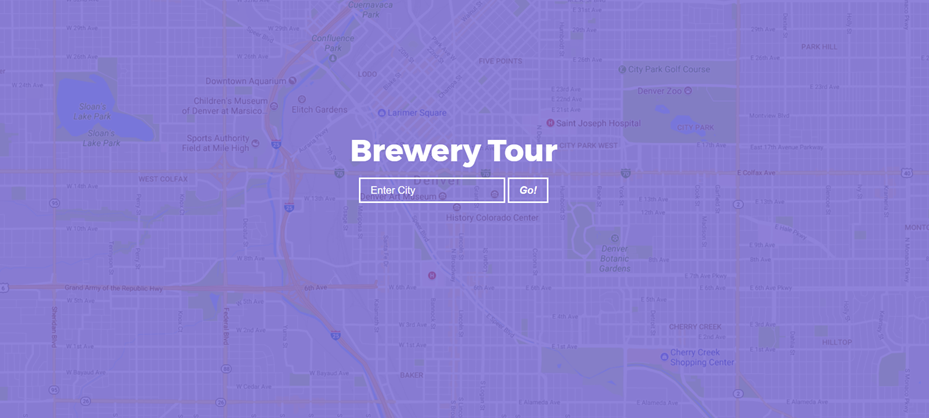 GitHub - jrvscm/Brewery-Tour-App: Brewery Tour Web App