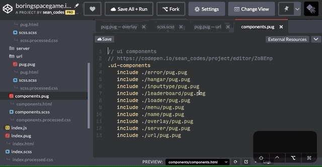 Codepen Projects - Shortcuts Close File / Prev File / Next File by sean_codes on CodePen