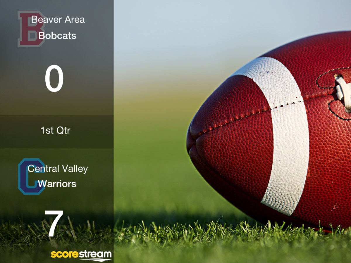 The Central Valley Warriors defeat the Beaver Area Bobcats 42 to 35 ...