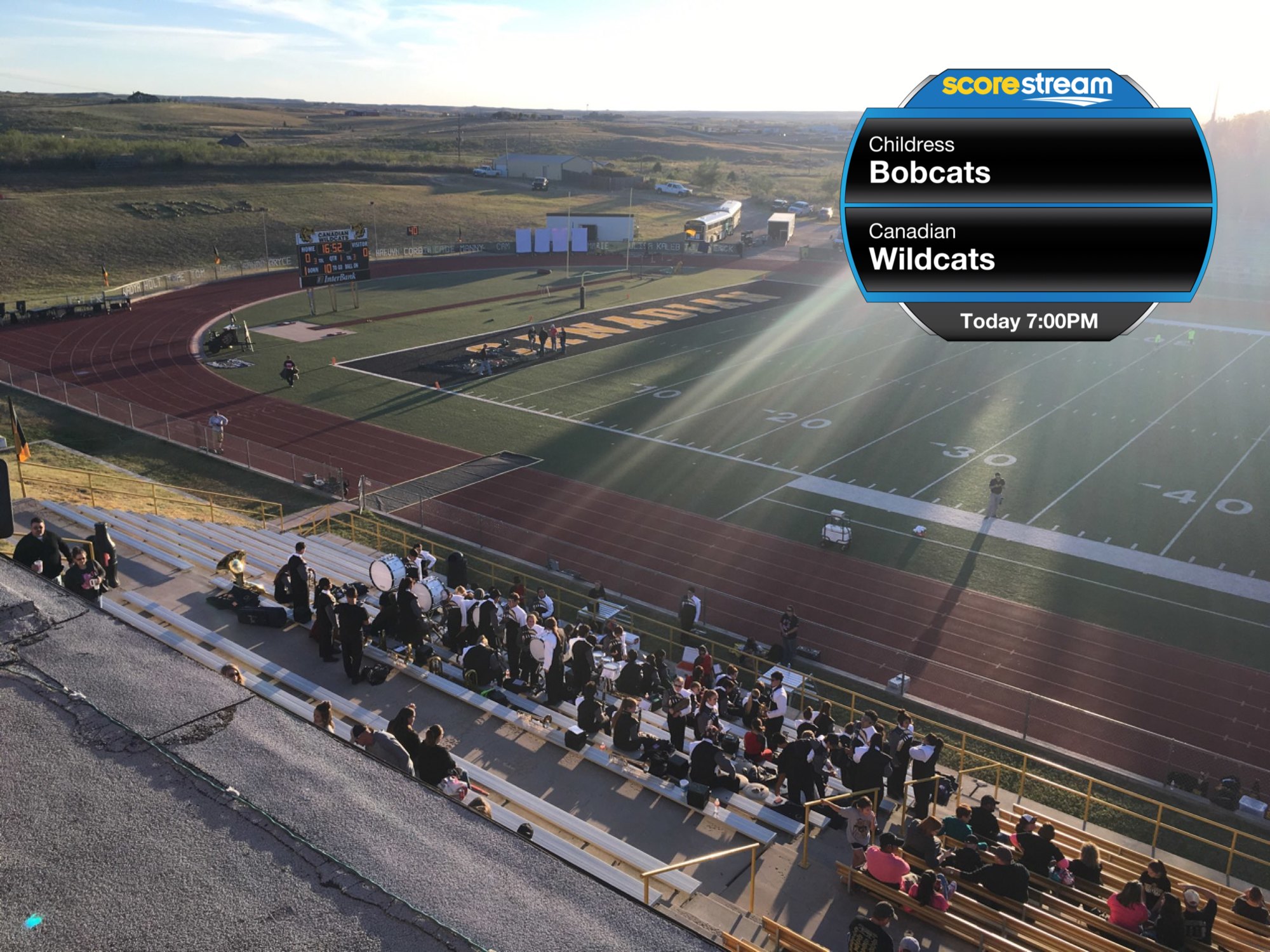 The Canadian Wildcats defeat the Childress Bobcats 18 to 17 - ScoreStream
