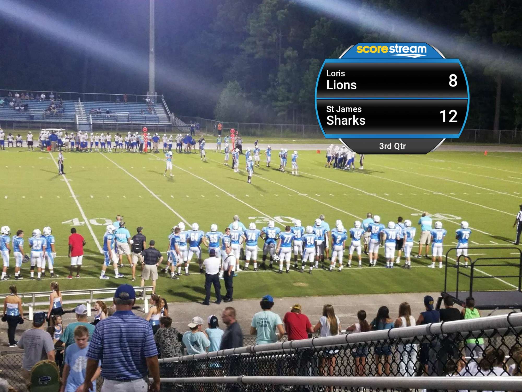 The Loris Lions defeat the St James Sharks 22 to 19 - ScoreStream