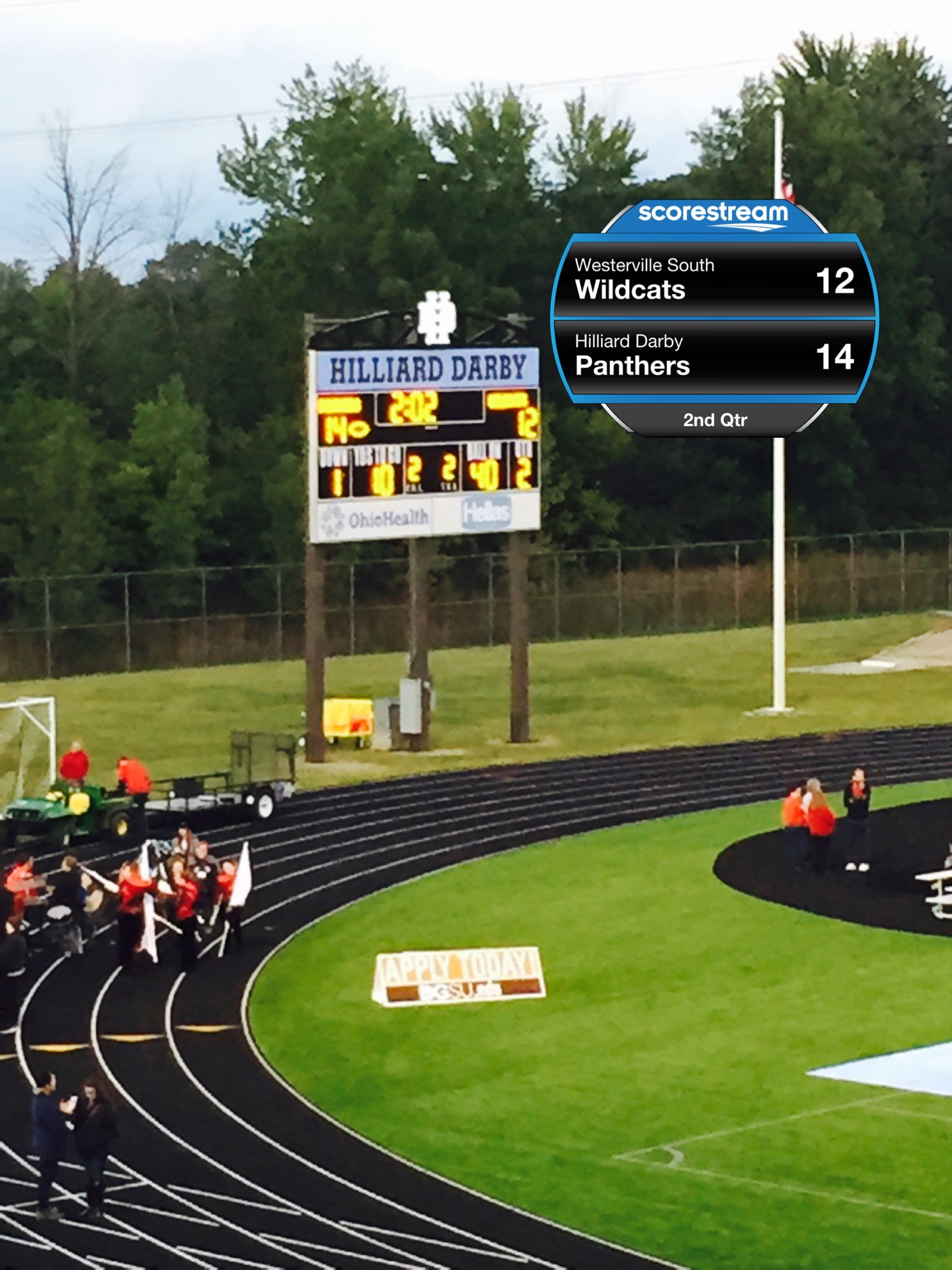 The Hilliard Darby Panthers defeat the Westerville South Wildcats 23 to ...