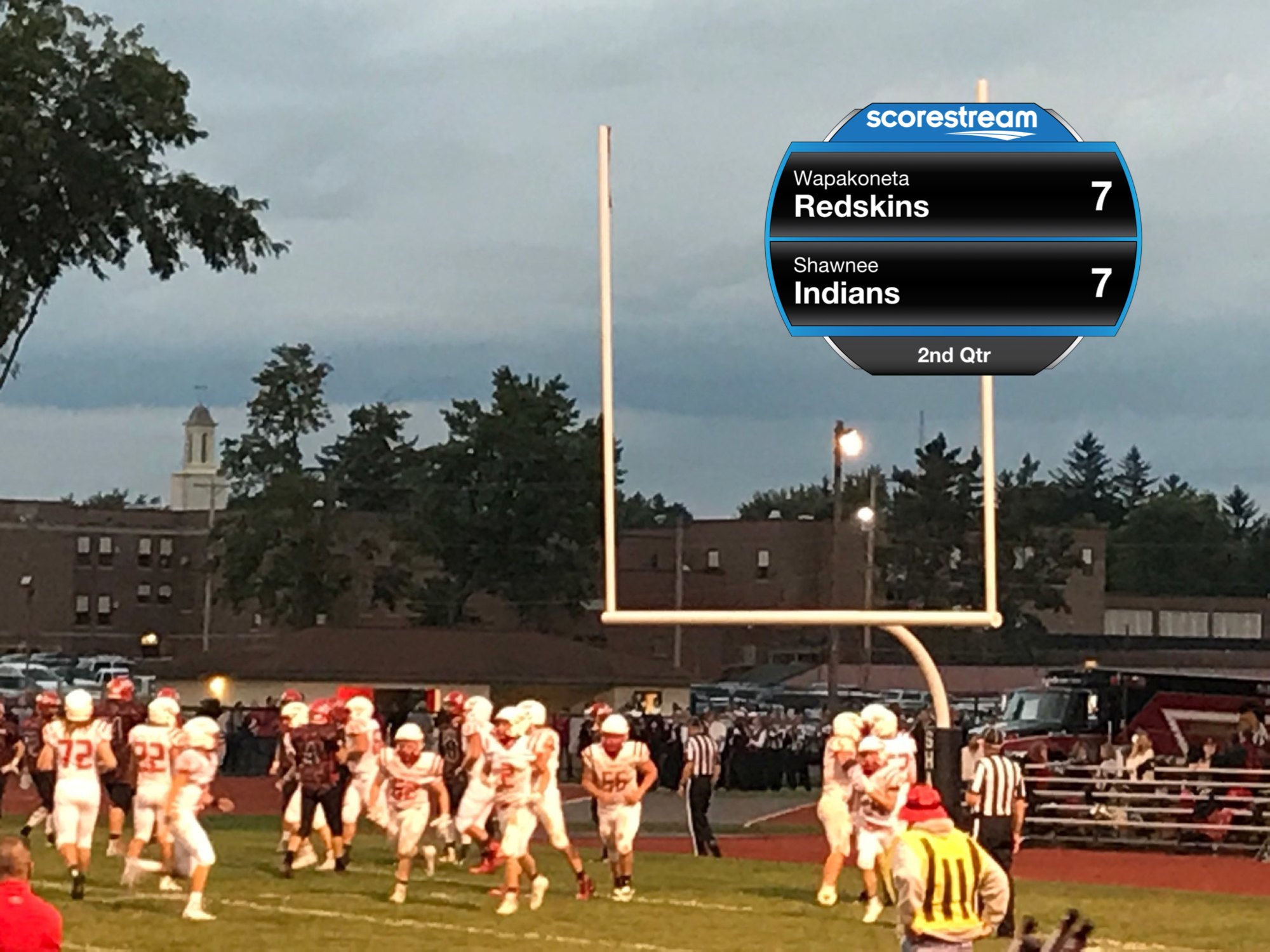 The Wapakoneta Redskins defeat the Shawnee Indians 28 to 7 - ScoreStream