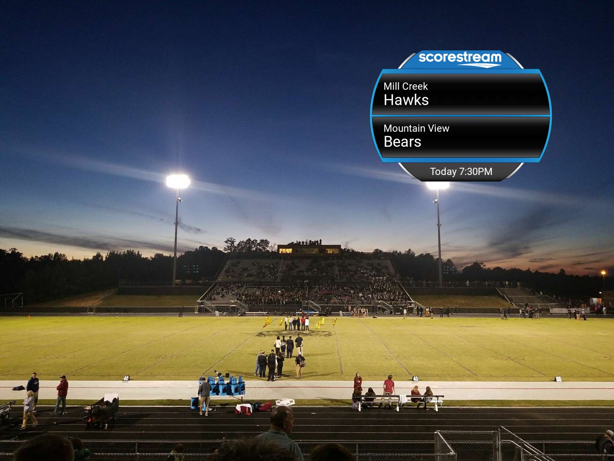 The Mountain View Bears defeat the Mill Creek Hawks 20 to 17 - ScoreStream