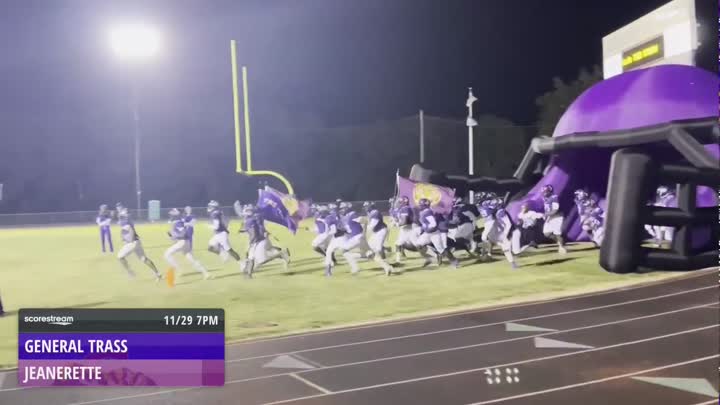 The General Trass Panthers defeat the Jeanerette Tigers 36 to 34 ...