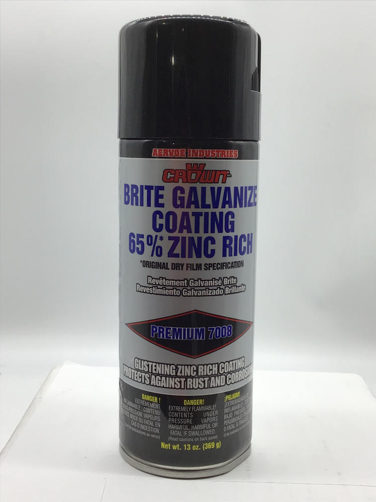 Crown 7008 Brite Galvanize Coating 65% Zinc Rich, Metallic | eBay