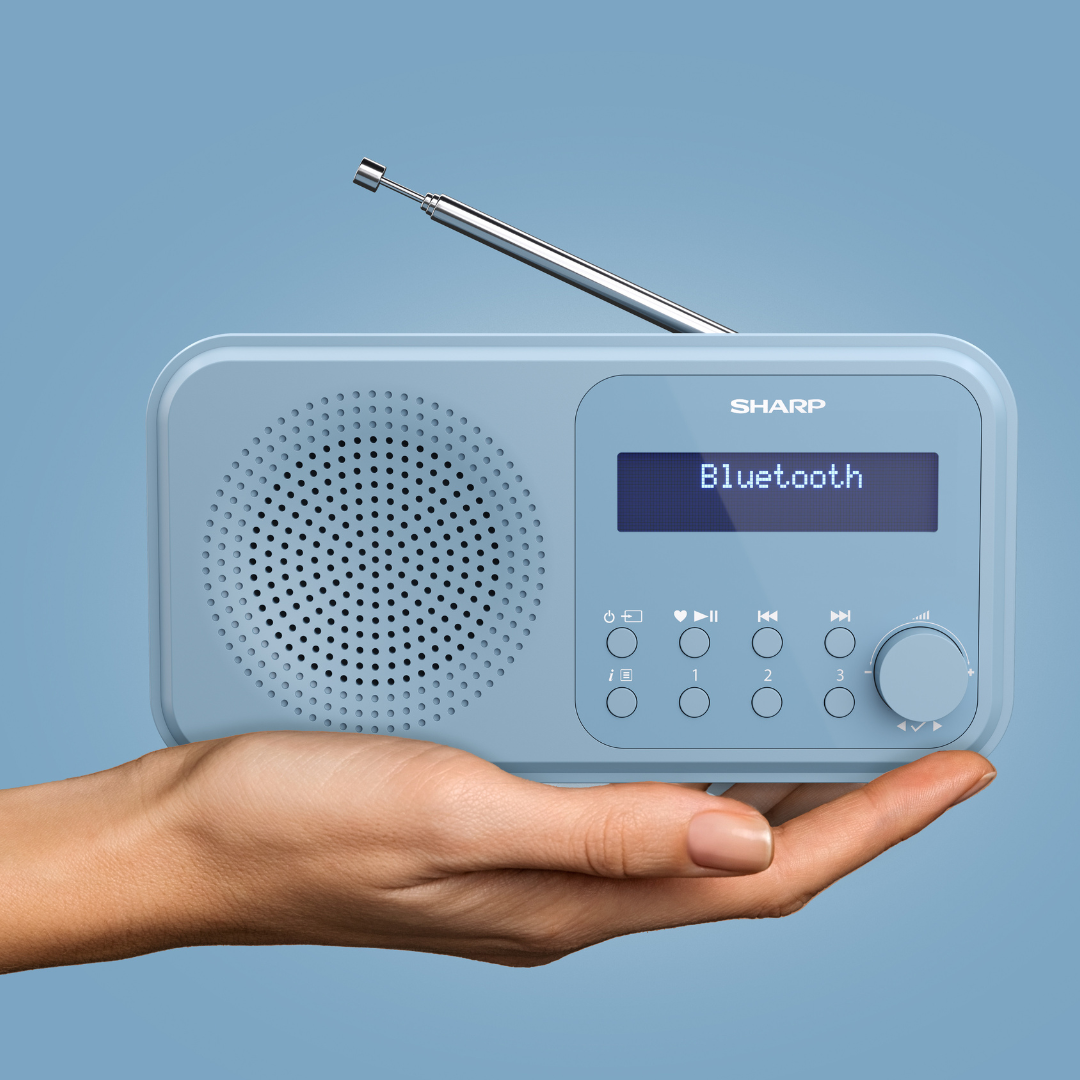 SHARP Tokyo Portable Radio DAB DAB+ and FM with Bluetooth and Up To 40 ...