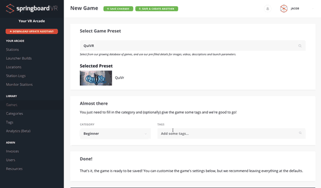 Onboarding SpringboardVR for Your VR Arcade | SpringboardVR