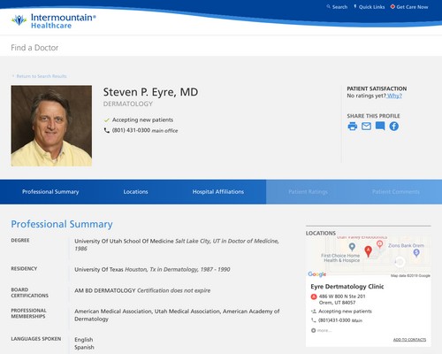 Best Rated Dermatologists in Orem, UT - Photos & Reviews