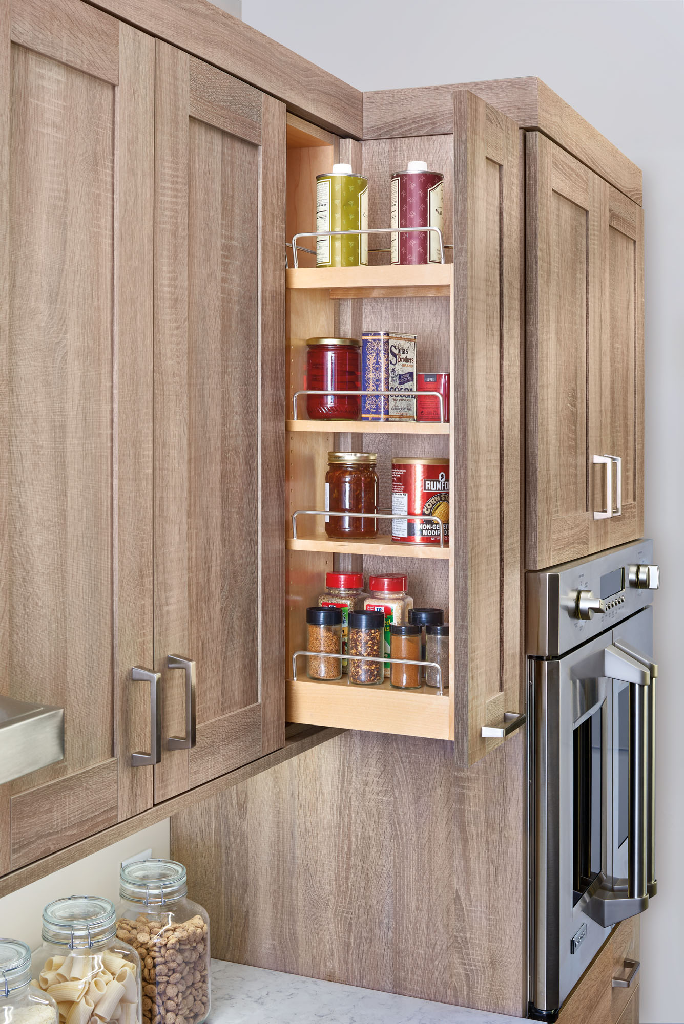 Wall Cabinet Pullout Shelving System Kitchen Bath Design News