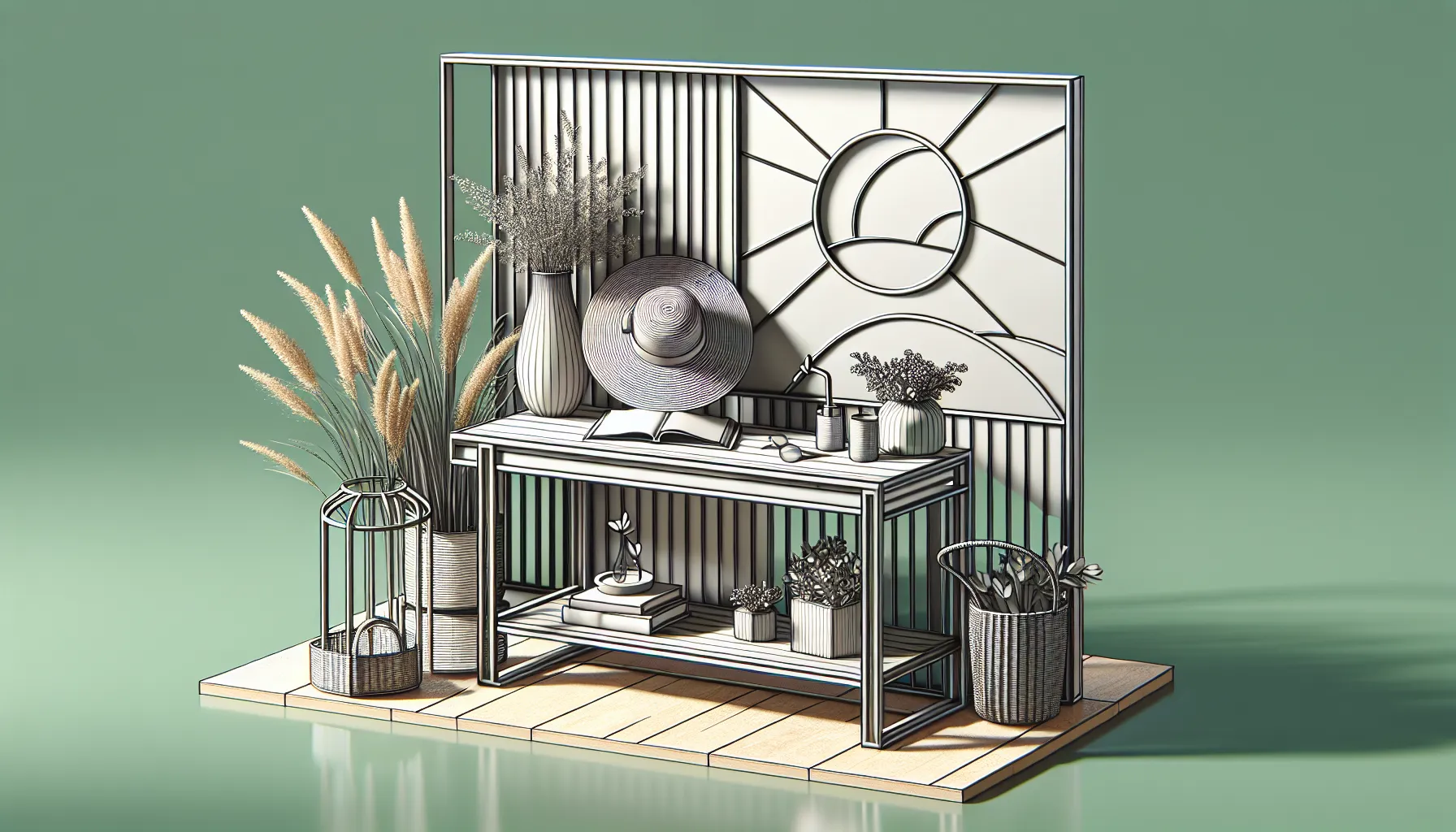 Stylish Outdoor Console Table: Functional Furniture - Luxury Outdoor ...