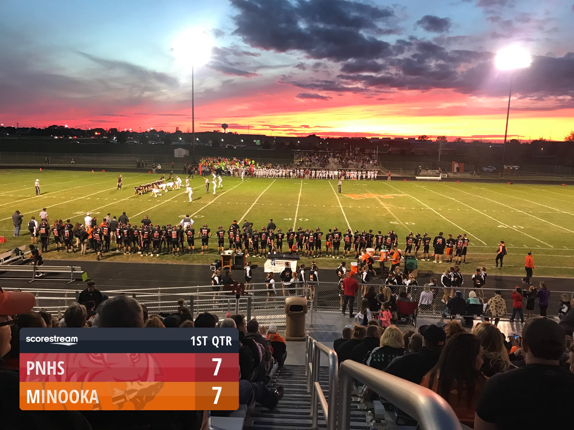 The Minooka Indians defeat the Plainfield North Tigers 31 to 27 ...