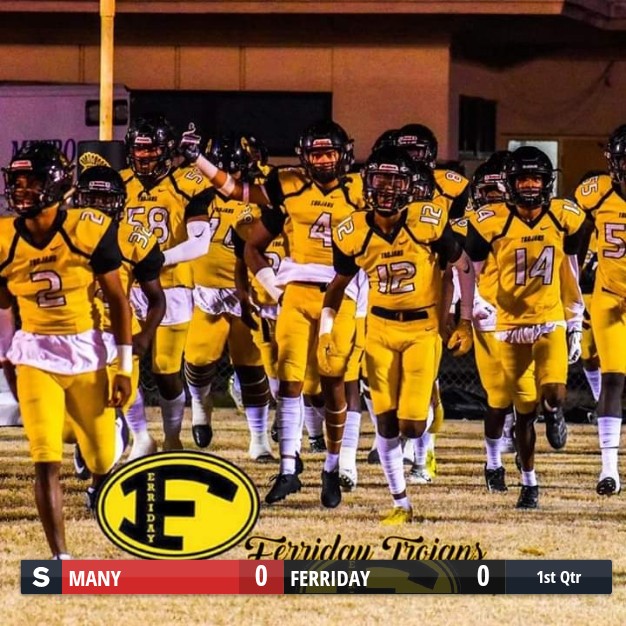 The Ferriday Trojans defeat the Many Tigers 56 to 17 - ScoreStream