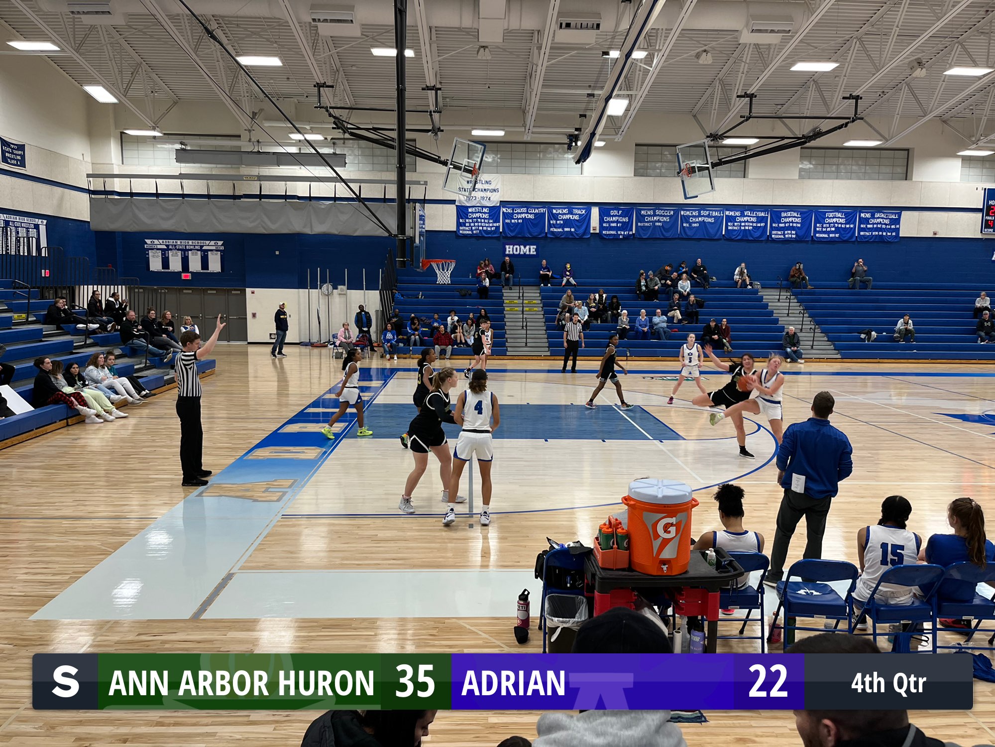 The Huron River Rats defeat the Adrian Maples 41 to 28 - ScoreStream