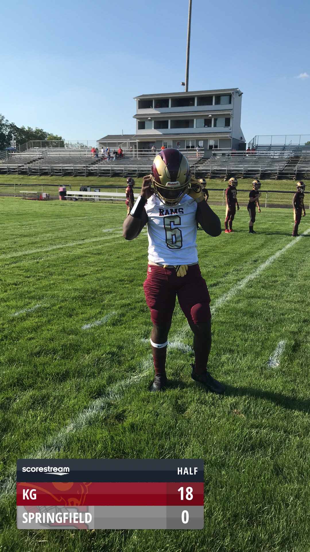 The Garfield Rams defeat the Springfield Spartans 30 to 14 - ScoreStream