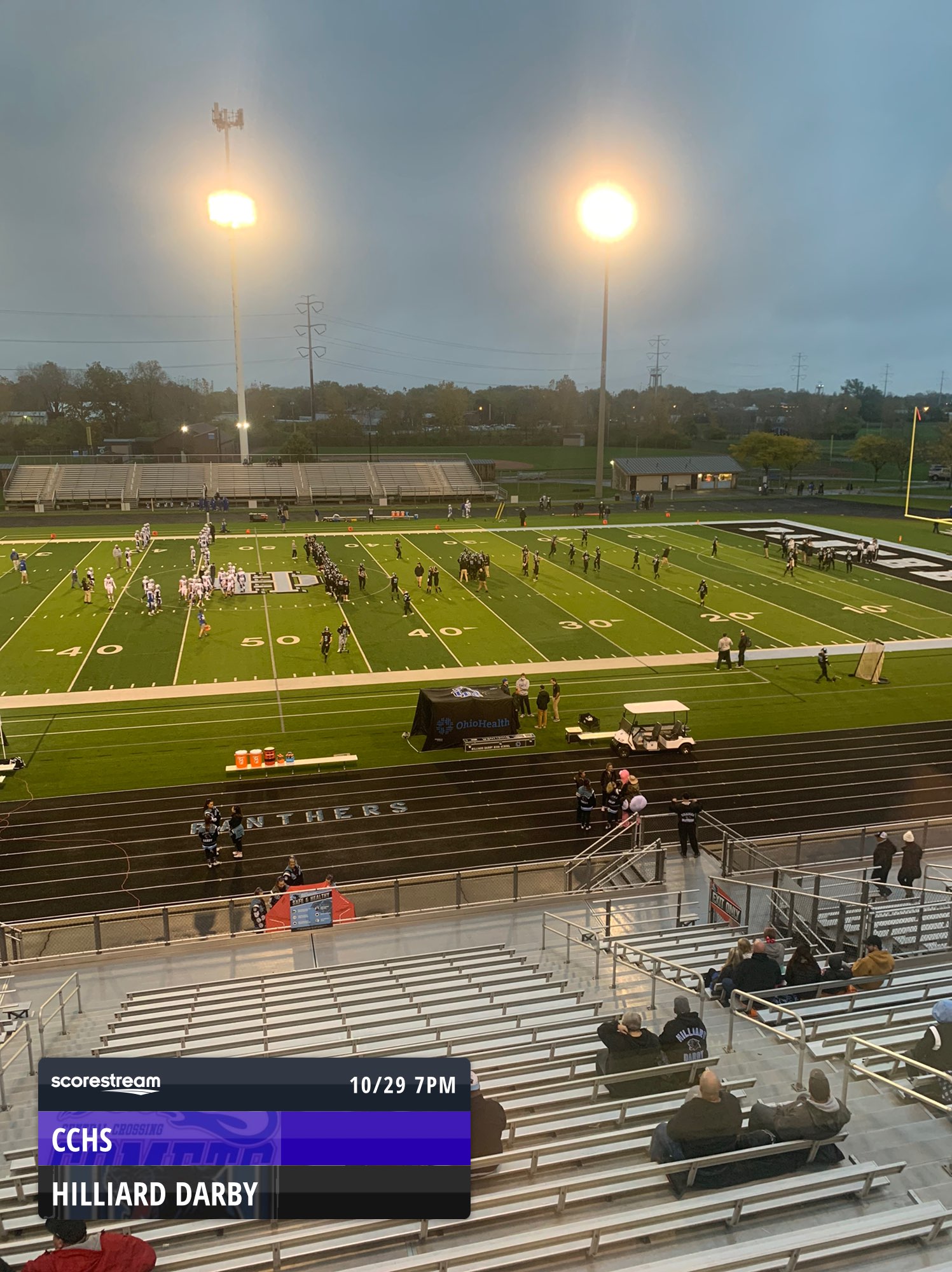 The Hilliard Darby Panthers defeat the Central Crossing Comets 35 to 6 ...