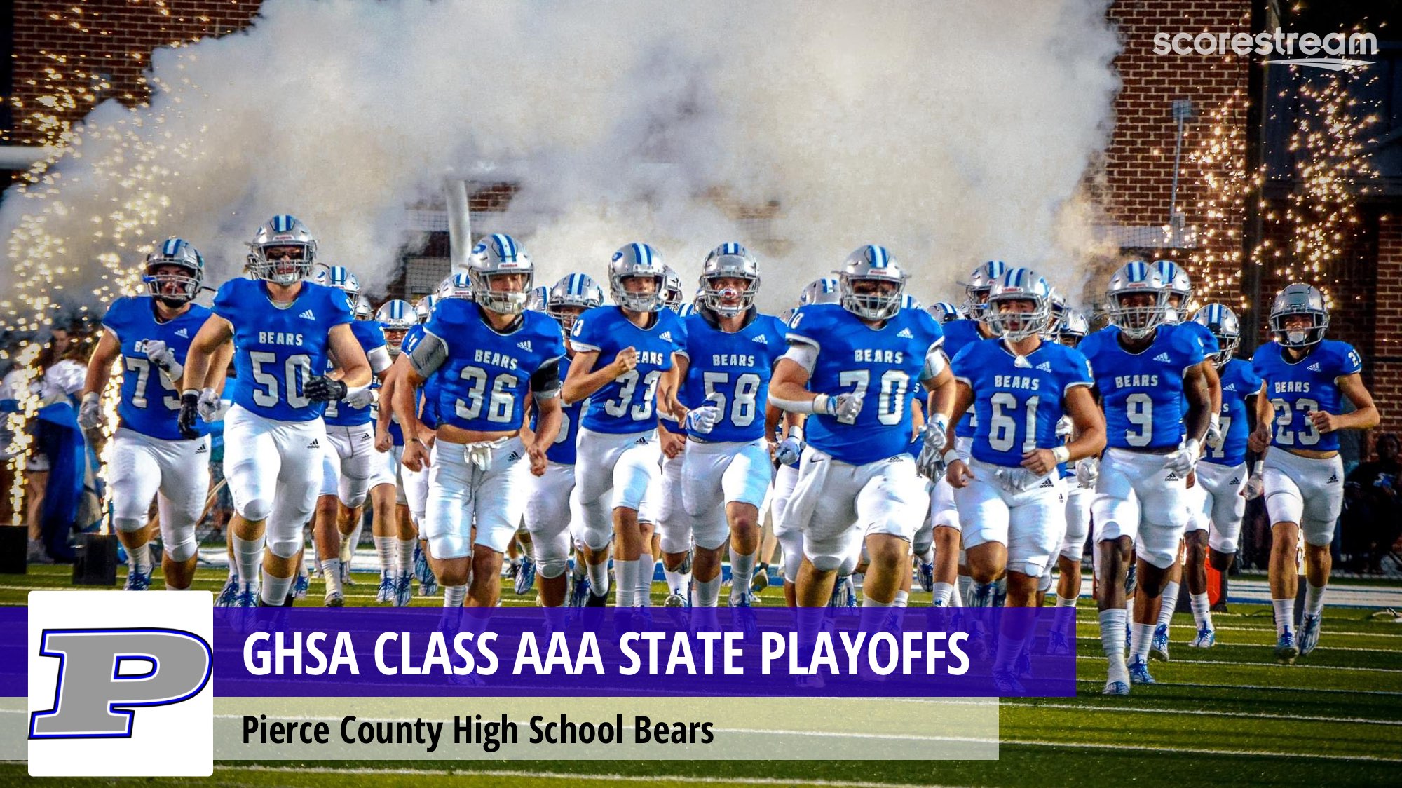 The Pierce County Bears defeat the Berrien Rebels 52 to 0 - ScoreStream