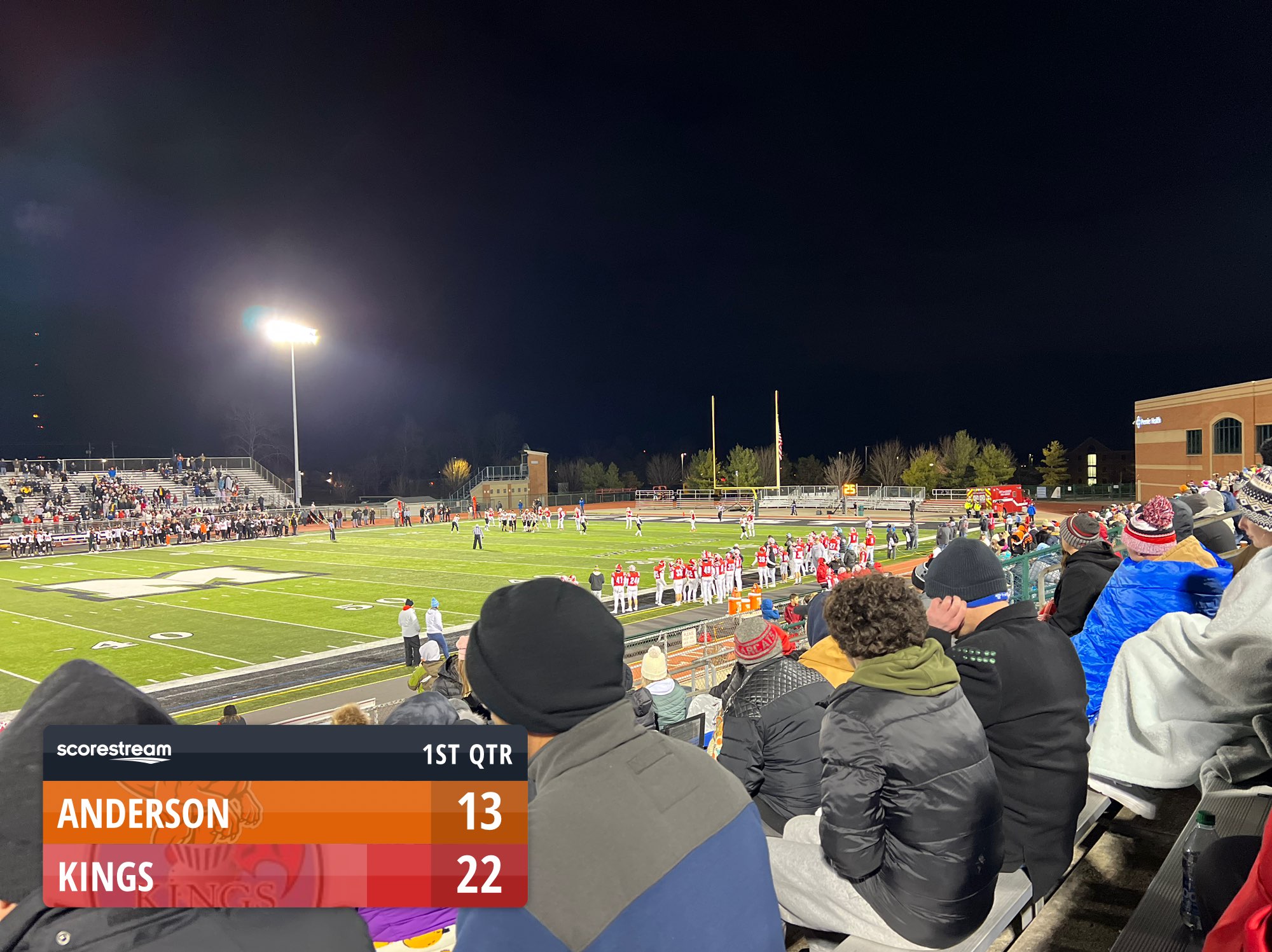 The Kings Knights defeat the Anderson Raptors 46 to 42 - ScoreStream